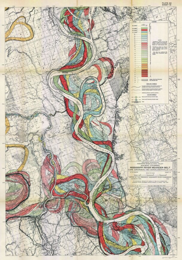 How the Paths of the Mississippi Have Changed Over the Centuries